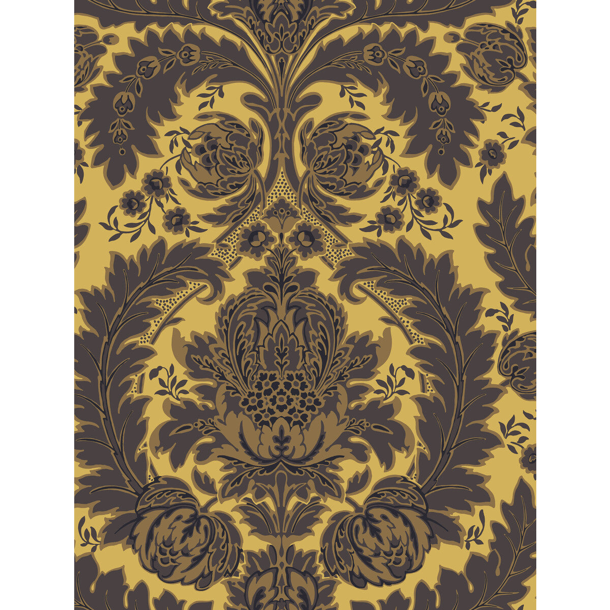 Cole & Son Coleridge Yellow Gold And Black 94/9049.CS.0 Wallpaper | 40% ...