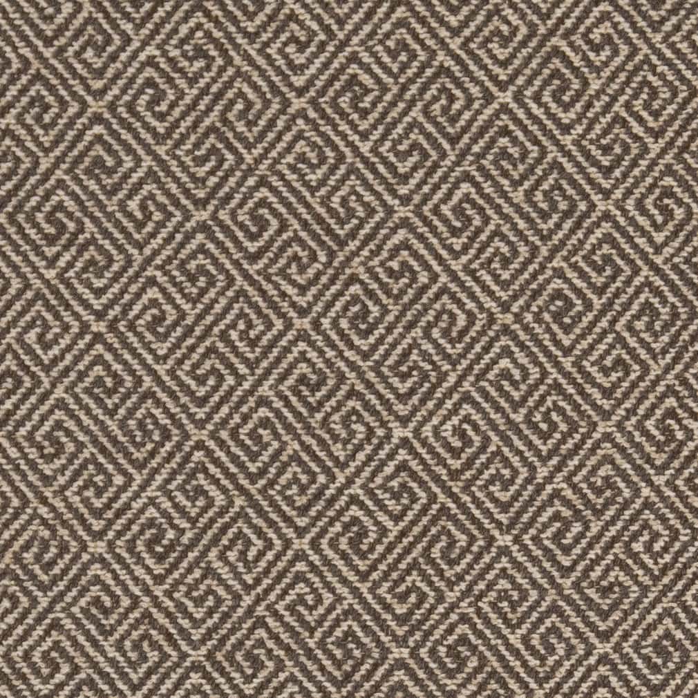 Charlotte D2619 Greek Key Walnut Fabric | 40% Off (Samples)