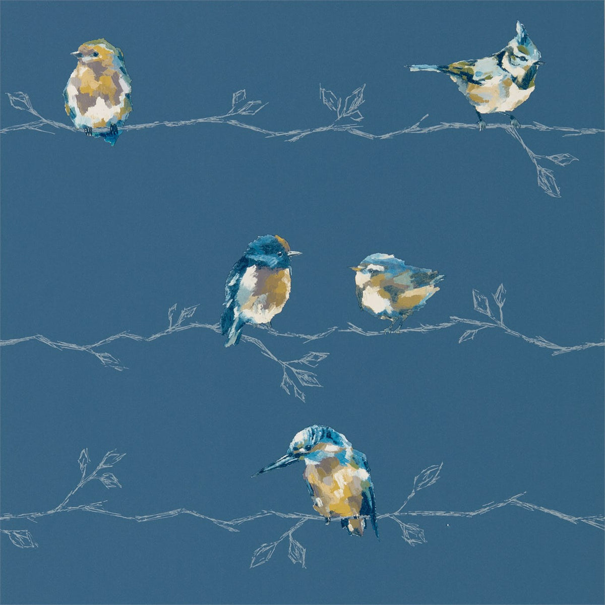 Harlequin Perisco Turquiose/Navy HSTO111487 Wallpaper | 40% Off (Samples)