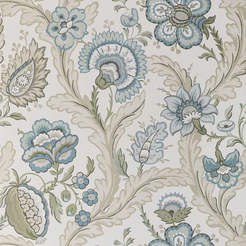 Lee Jofa Wimberly Paper Aqua/Sage P2020101.1323.0 Wallpaper | 40% Off ...